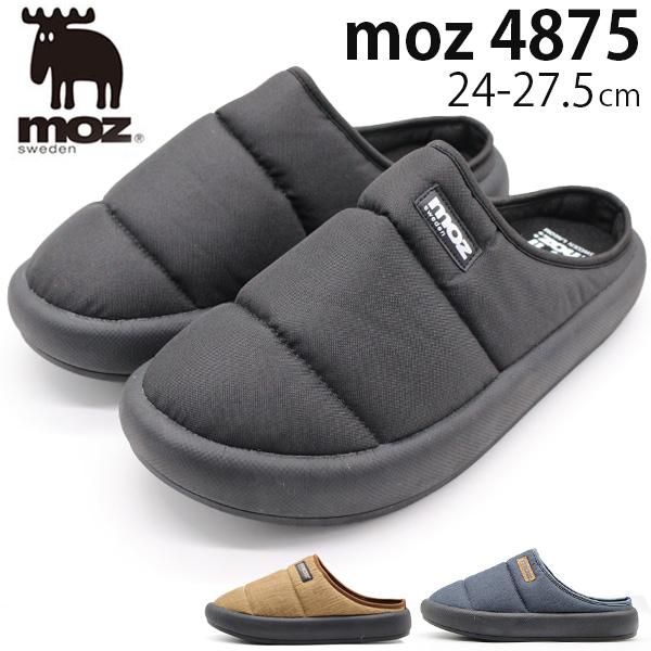 moz MOZ モズサンダル メンズ 靴 スリッパ エルク ヘラジカ 黒 ブラック ブラウン シンプル 軽量 軽い 北欧 スェーデン ブランド 人気 MZ-4875 : シューズベース ...