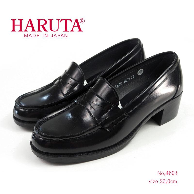 HARUTA ハルタ ローファー 4603 レディース ヒールアップローファー ベルト学生靴 通学 日本製 国産 3E 女性 幅広 : シューズベース Yahoo! JAPAN店 - 通販 ...