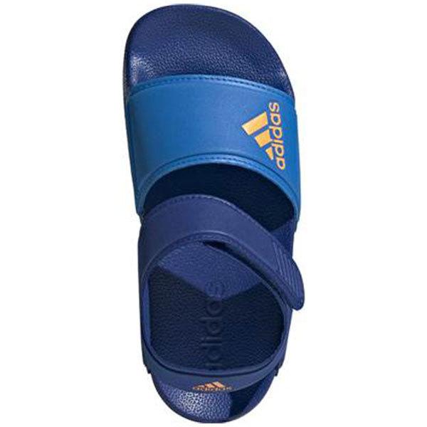 adidas アディダス サンダル キッズ 子供 レディース 靴 ブルー スポーツサンダル ジュニア 人気 男の子 軽量 軽い アディレッタ ...