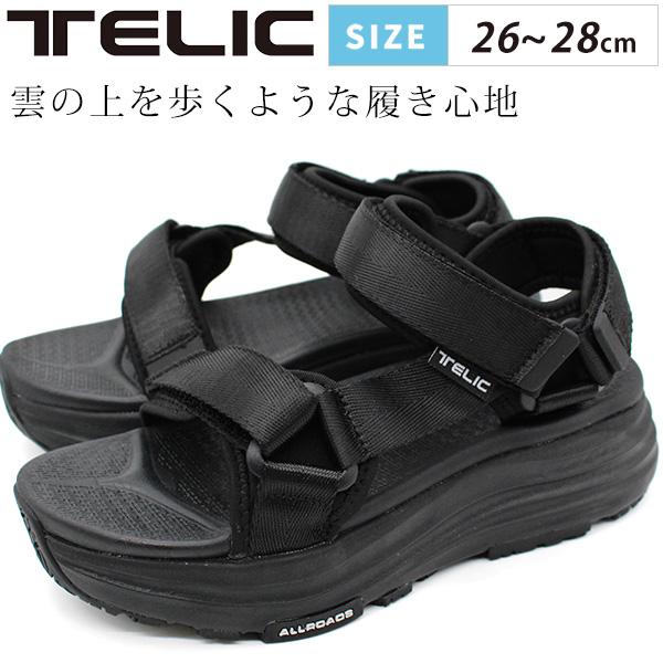 TELIC（テリック） サンダル メンズ 靴 スポーツサンダル リカバリーサンダル リカバリーシューズ 厚底 おしゃれ シンプル アウトドア ...