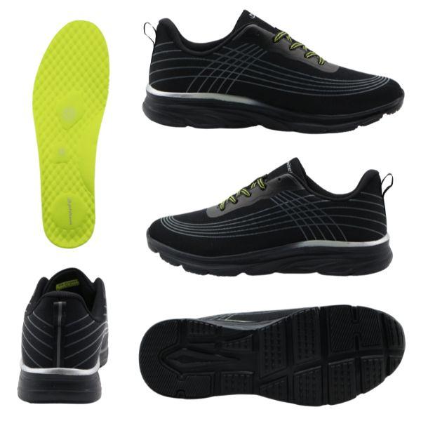 Phiten phiten ファイテン スニーカー メンズ 靴 黒 ブラック 白 ホワイト ブランド 人気 軽量 軽い 疲れない 疲れにくい 低反発 通気性 蒸れない スポーツ DS ...