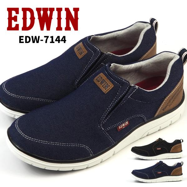 EDWIN エドウィン スリッポンスニーカー EDW-7144 メンズ : シューズベース Yahoo! JAPAN店 - 通販 ...