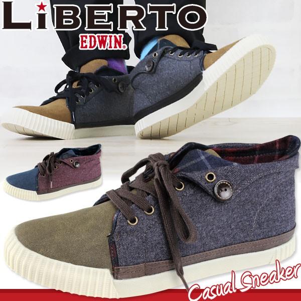 EDWIN LiBERTO L83065 メンズ ローカット スニーカー : シューズベース Yahoo! JAPAN店 - 通販 - Yahoo!ショッピング
