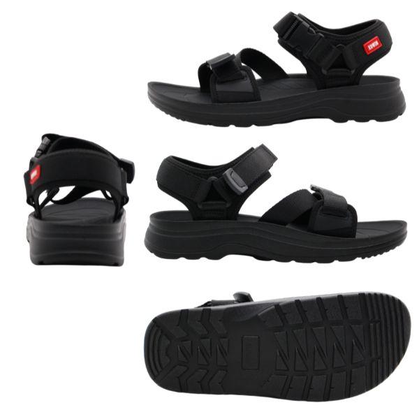 EDWIN エドウィン サンダル レディース 靴 スポーツサンダル 黒 ブラック 軽量 軽い 厚底 スポサン 疲れない カジュアル 社内履き オフィス EW-5223 : シューズベース ...