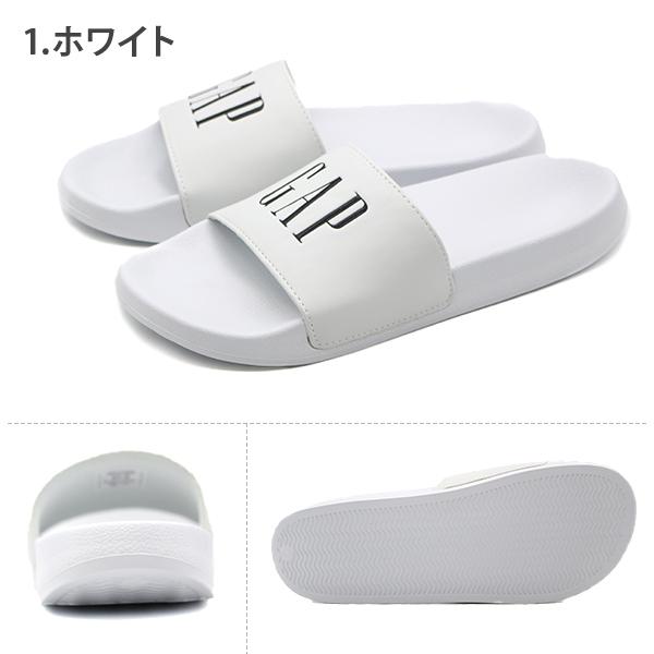 GAP ギャップ サンダル メンズ レディース 靴 黒 ブラック 白 ホワイト おしゃれ シンプル ブランド 人気 軽量 軽い 疲れない ロゴ 夏 滑りにくい GPU12325 : シューズ ...