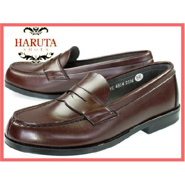 HARUTA（ハルタ） HARUTA KIDS 4814 キッズ ローファー 茶 ブラウン 3E : シューズベース Yahoo! JAPAN ...