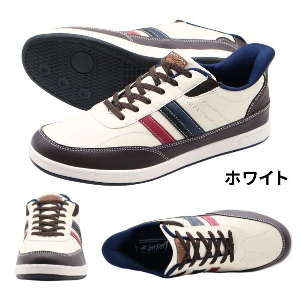 LARKINS スニーカー メンズ 靴 スリッポン ブラック 黒 ホワイト 白 軽量 軽い 履きやすい サイドゴア 歩きやすい 疲れない ハンズフリー ラーキンス L-689 : シューズ ...