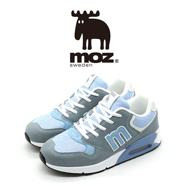 moz モズ スニーカー レディース 靴 黒 ブラック 軽量 人気 ウォーキング ランニング エアークッション 厚底 ブランド かわいい おしゃれ カジュアル MZ-9023 : シューズ ...