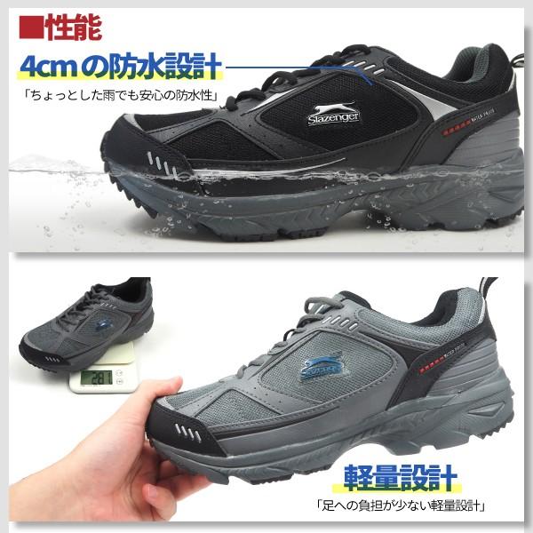 Slazenger 防水スニーカー メンズ スラセンジャー SL-1807M 紐タイプ : シューズベース Yahoo! JAPAN店 ...