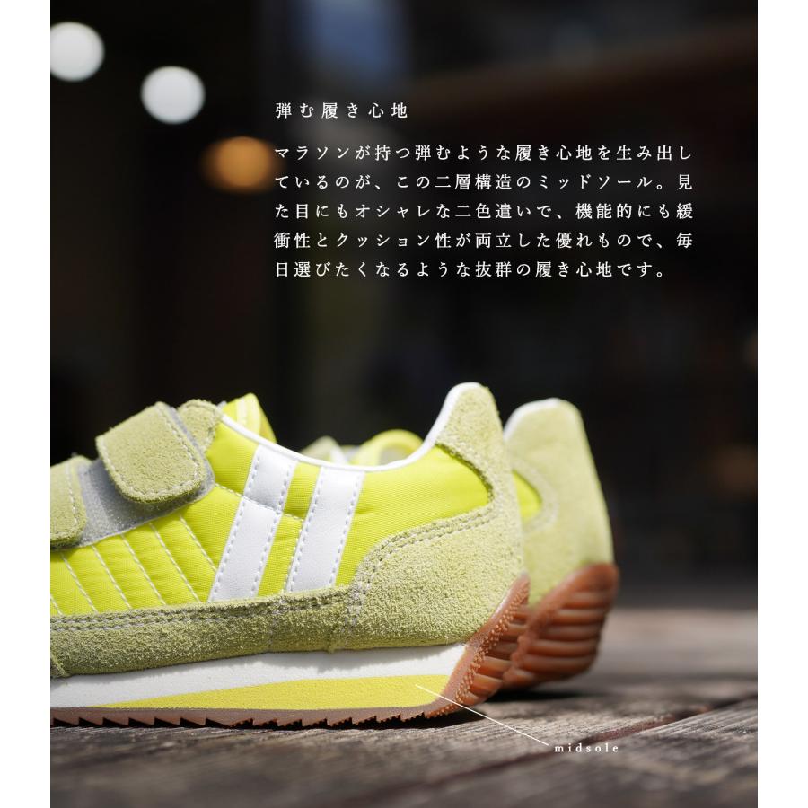 PATRICK パトリック スニーカー キッズ 子ども 子供 マラソン ブイ2 テニスボール シューズ 靴 イエロー ホワイト MARATHON-V2 TENNISBL e25005 ...