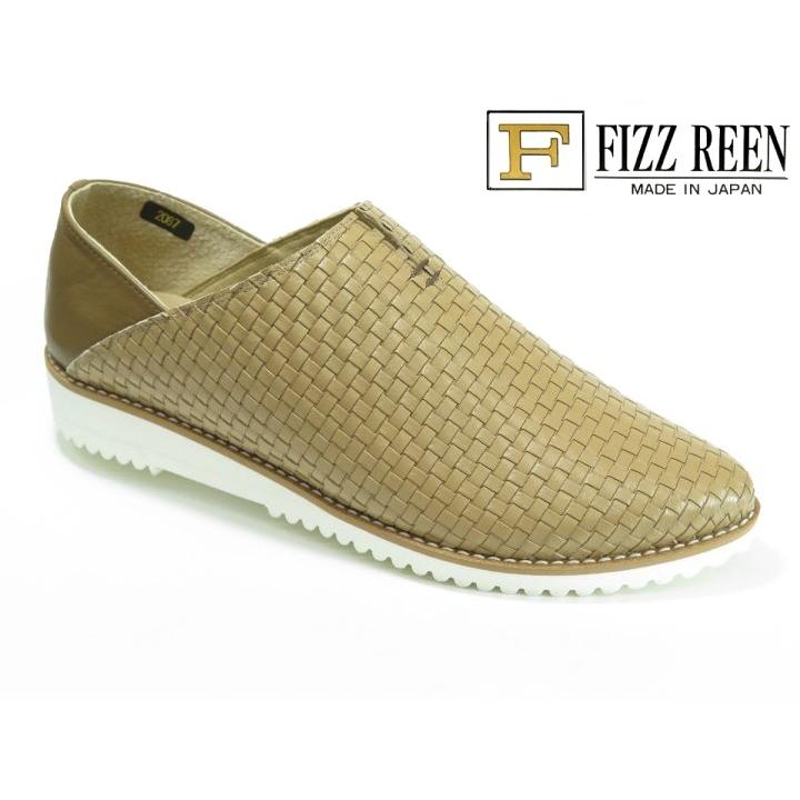 FIZZ REEN No.2087 ソフト本革メッシュ・フラットカジュアルシューズ 送料無料[オーク] : 横浜シューズショップカメヤ - 通販 - Yahoo!ショッピング