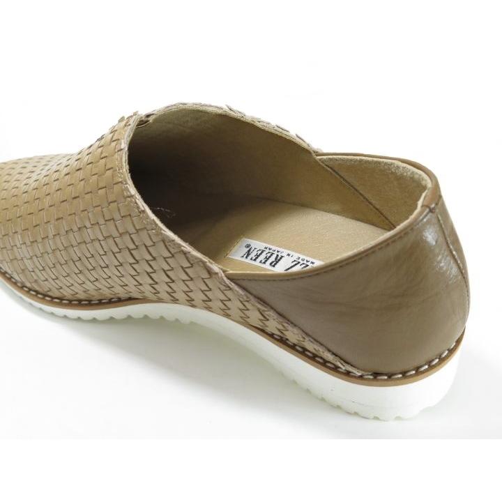 FIZZ REEN No.2087 ソフト本革メッシュ・フラットカジュアルシューズ 送料無料[オーク] : 横浜シューズショップカメヤ - 通販 - Yahoo!ショッピング