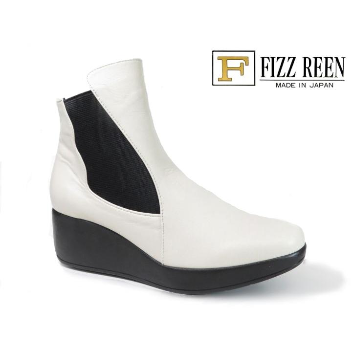 FIZZ REEN No.809 ソフト本革厚底ブーツ オリジナルカラー 送料無料[アイボリー] : 横浜シューズショップカメヤ - 通販 - Yahoo!ショッピング