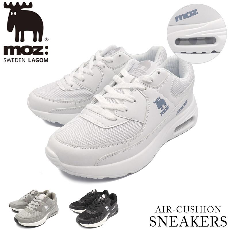 moz スニーカー レディース 厚底 疲れない 軽量 歩きやすい おしゃれ モズ 白 黒 ウォーキング MZ3367 : シューズストア リオデート mens - 通販 - Yahoo!ショッピング