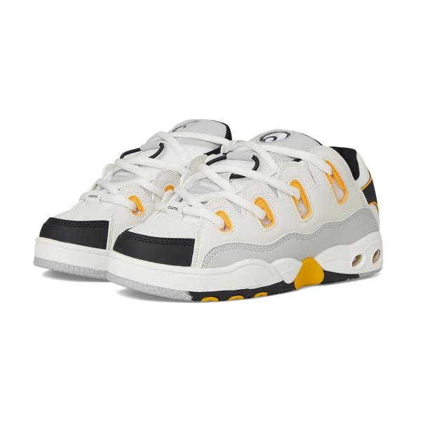 OSIRIS D3 OG White/Grey/Yellow オサイラス ホワイト グレー イエロー スケートボーディング スケシュー ダッド ...