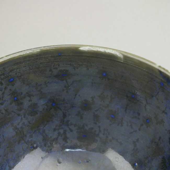 京焼 清水焼 花結晶片口 青墨 陶あん :11990:松韻堂 Yahoo!店 - 通販 - Yahoo!ショッピング