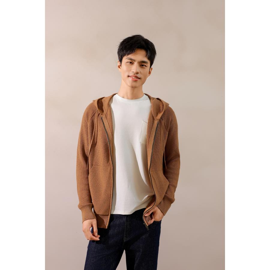 SHOKAY（ショーケイ) ショトン・ニットフーディ（コットンヤク、ブラウン) : am-ca-hc-dbn : SHOKAY - 通販 ...