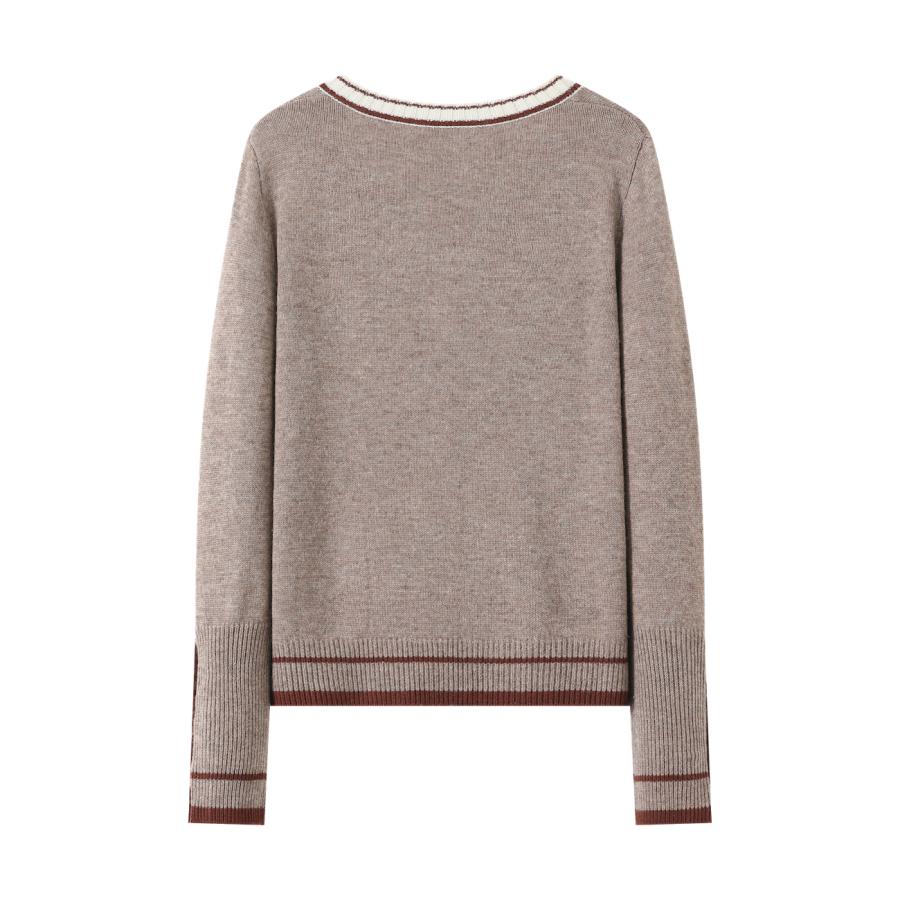 SHOKAY(ショーケイ) ヘリテージ・ウィメンズVネックプルオーバ（ブラウン) : aw-sw-vp-ecc : SHOKAY - 通販 ...