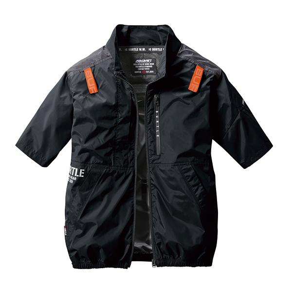 BURTLE バートル BURTLE AC2016 フルハーネス対応 半袖空調服 AC半袖ブルゾン（ユニセックス）XXL 空調服のみ（バッテリー・ファン・コード別売） : 職人ジャパン ...