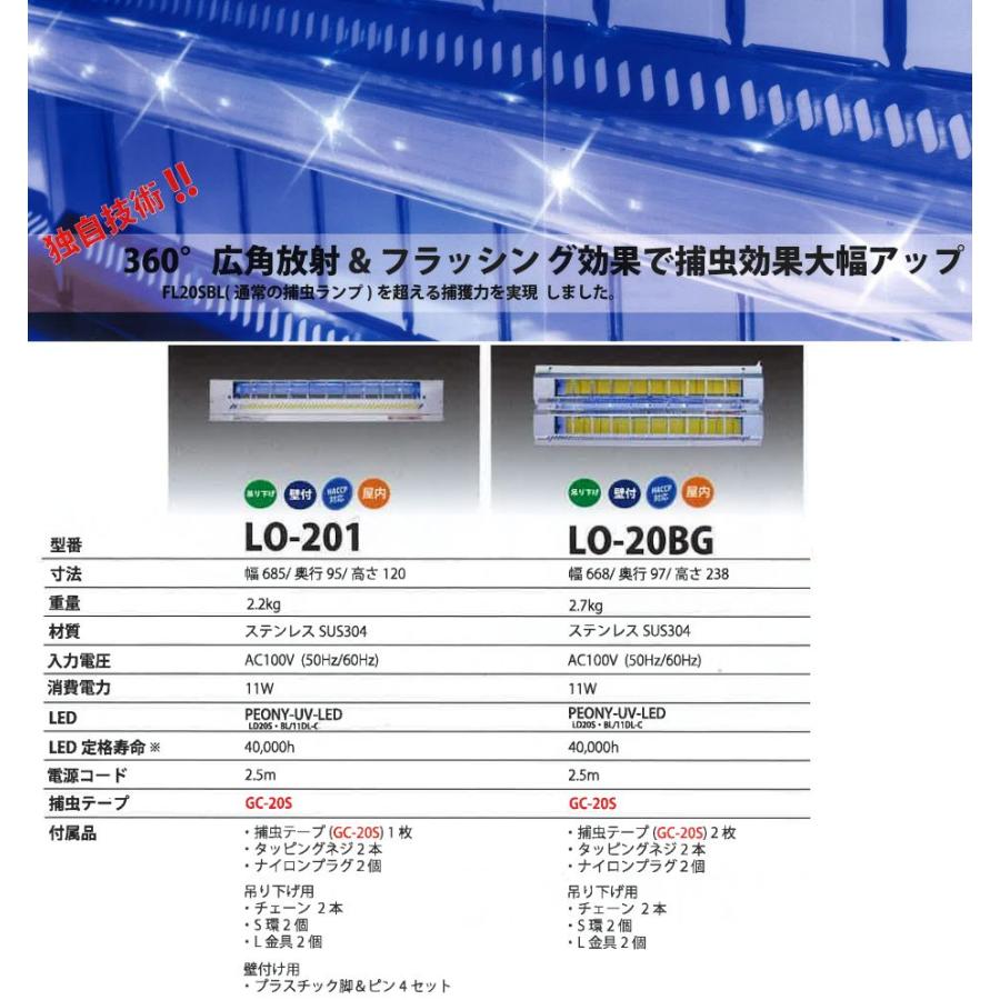 ピオニーコーポレーション ピオニーLED捕虫器 LO-20BG オールステンレス : 厨房’s-shop Yahoo!店 - 通販 - Yahoo!ショッピング
