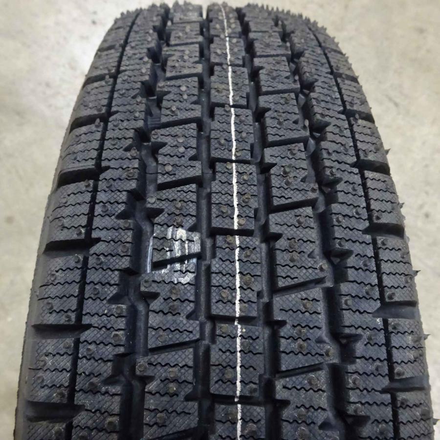 BRIDGESTONE（ブリヂストン） 145R12×4J 6PR LT スタッドレスタイヤ＆鉄 4本SET W300 2020年製 : 庄内 ...