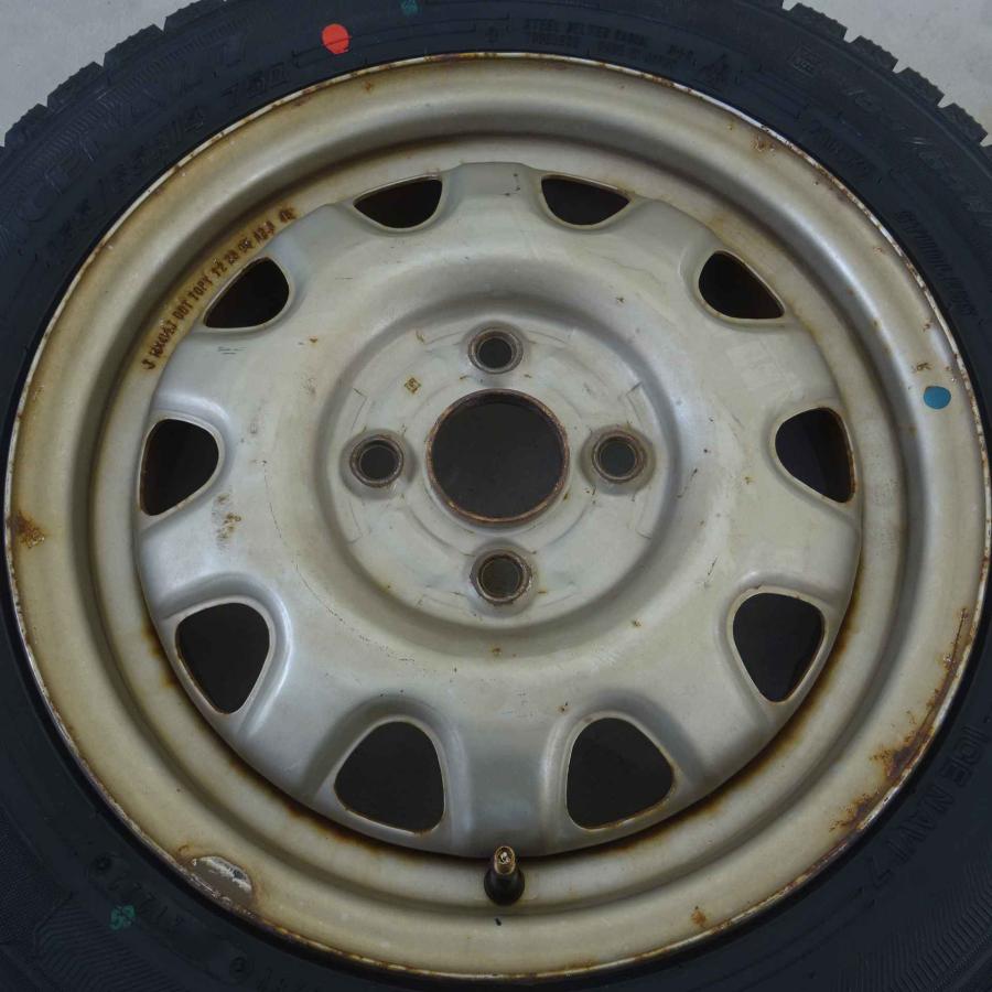 アイスナビ 冬新品 2022年製 4本SET 会社宛送料無料 155/65R14×4.5J 75Q グッドイヤー 7 スチール タント ムーヴ ...