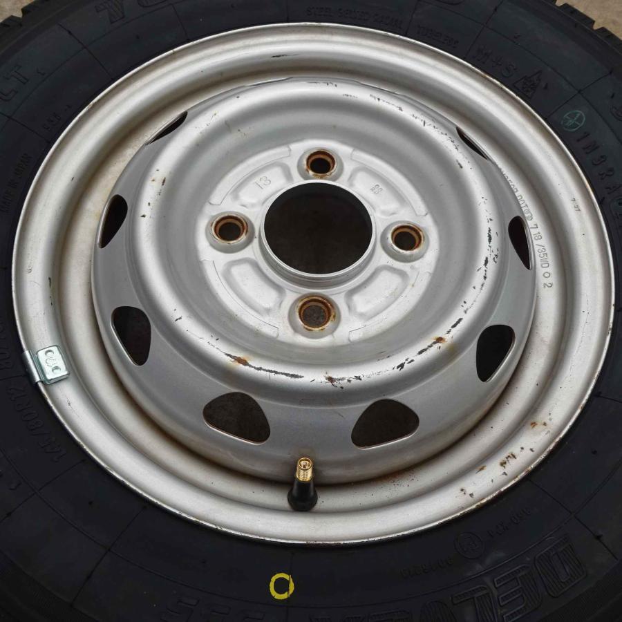 冬4本新品 2022年 会社宛送料無料 145/80R12×3.5J 80/78 LT トーヨー DELVEX 935 スチール 軽トラック ...