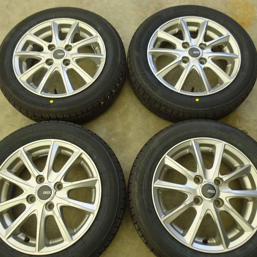 夏 新品 2023年製 4本SET 会社宛 送料無料 155/65R14×4.5J 75H ブリヂストン NEWNO NO,D1777 ...