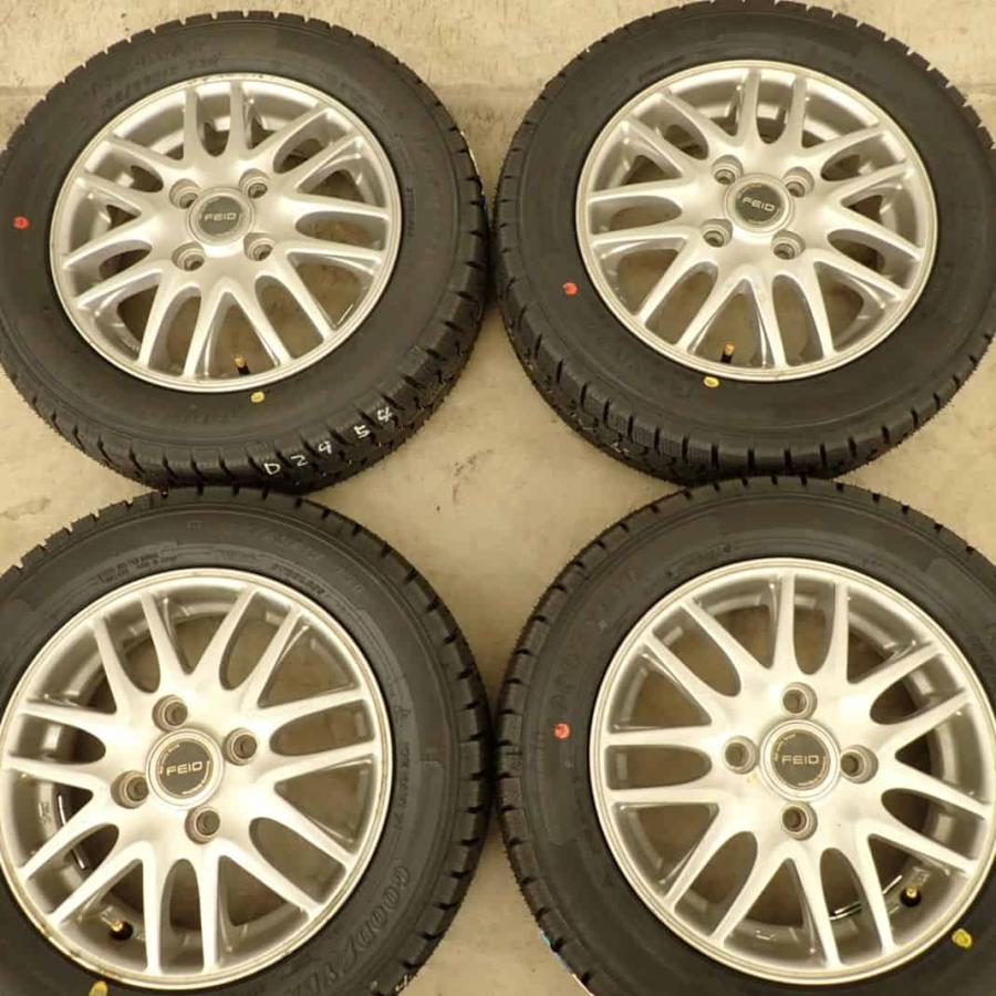 アイスナビ 冬 新品 2023年製 4本SET 会社宛 送料無料 155/65R13×4J 73Q グッドイヤー 7 NO,D2954 ...