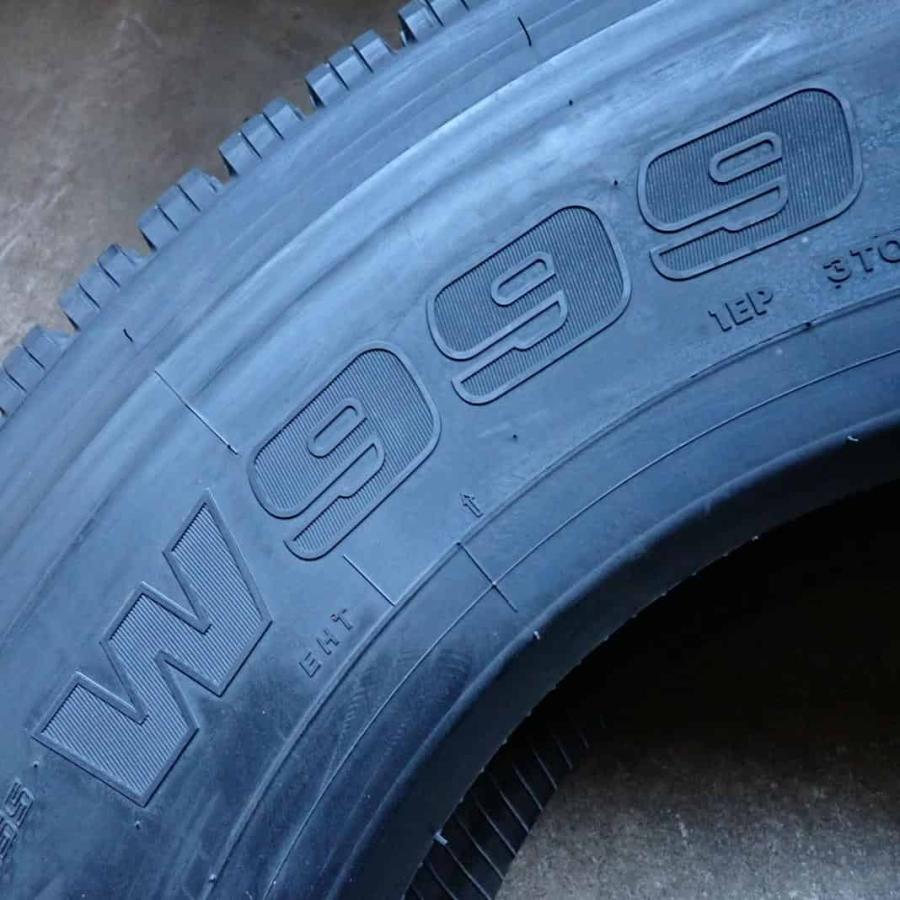 BRIDGESTONE 冬 新品 2023年製 4本SET 会社宛 送料無料 11R22.5 16PR TB ブリヂストン W999 地山 NEWモデル 耐摩耗 高床 大型トラック ダンプ ...