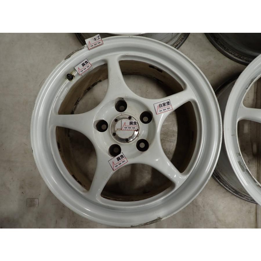 4本SET 会社宛送料無料 16×7J エンケイ RP02 アルミ 5穴 PCD 114.3mm +43 ハブ径73mm クラウン マークX ...
