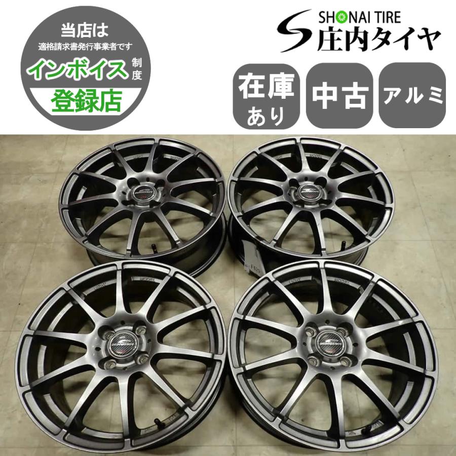 4本SET 会社宛 送料無料 16×6J 社外 汎用 アルミ ホイール 4穴 PCD100mm +43 ハブ径67mm アクア ヴィッツ ...