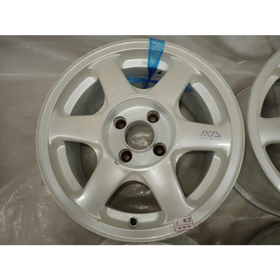 4本 会社宛 送料無料 16×8J ヨコハマ ADVAN AVS VS-6 アルミ 4穴 PCD 114.3mm +35 ハブ径73mm シルビア 旧車 走り屋 ドリ車 特価 NO,F7107 ...