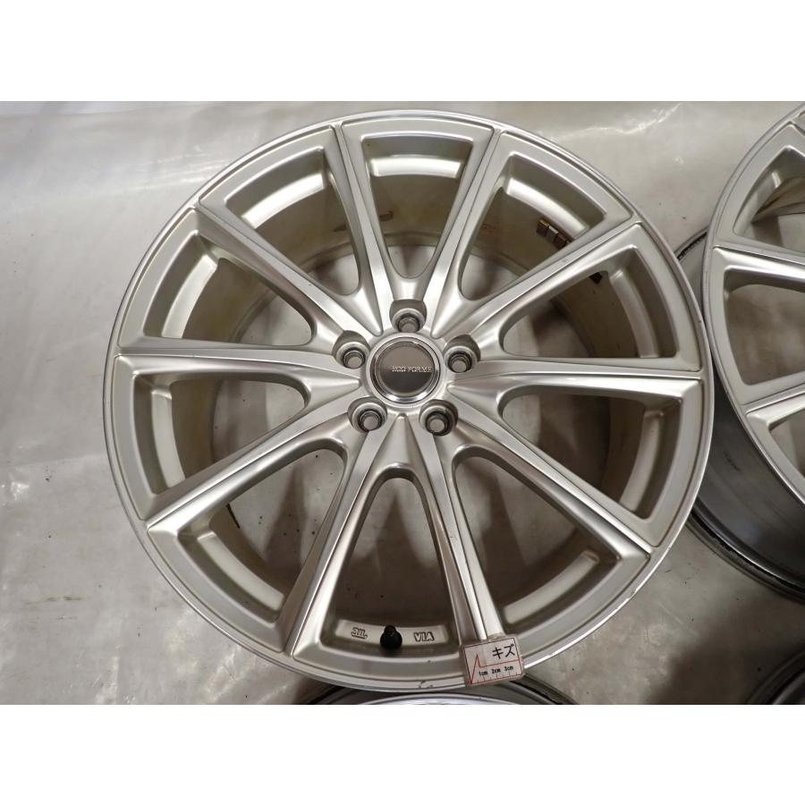 4本SET 会社宛送料無料 18×7.5J ブリヂストン アルミ ホイール 5穴 PCD 100mm +53 ハブ径73mm SJ ...