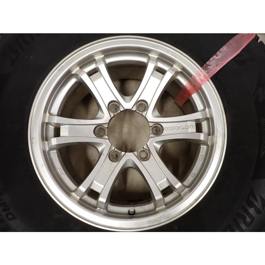 WINTER MAXX LT03 特売品 冬4本 会社宛送料無料 265/70R16×7J ブリヂストン ブリザック DM-V3 19年製 KEELER アルミ ハイラックス ランクル プラド ...