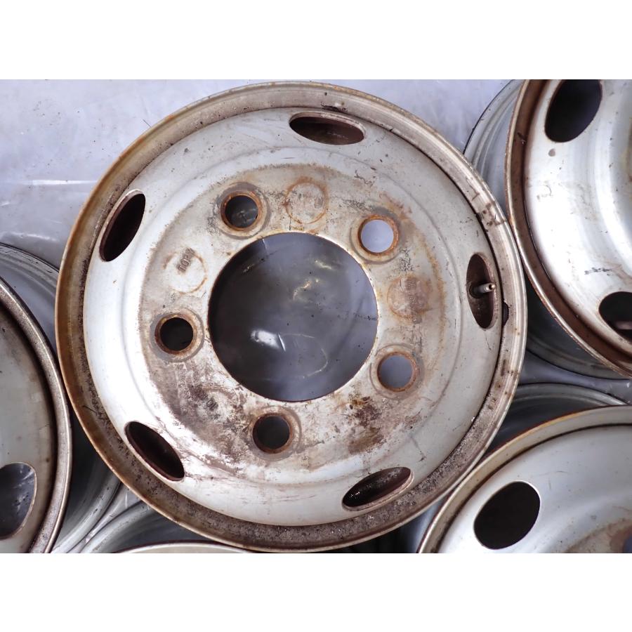 BRIDGESTONE 6本 会社宛 送料無料 16×5.5 TOPY トラック スチール 鉄 5穴 PCD 203.2mm +116.5 ...