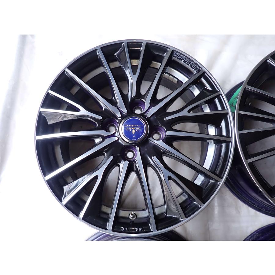 4本SET 会社宛 送料無料 15×5.5J TOPY ドルフレン デルディオ アルミ 4穴 PCD100mm +42 ハブ径67mm ...