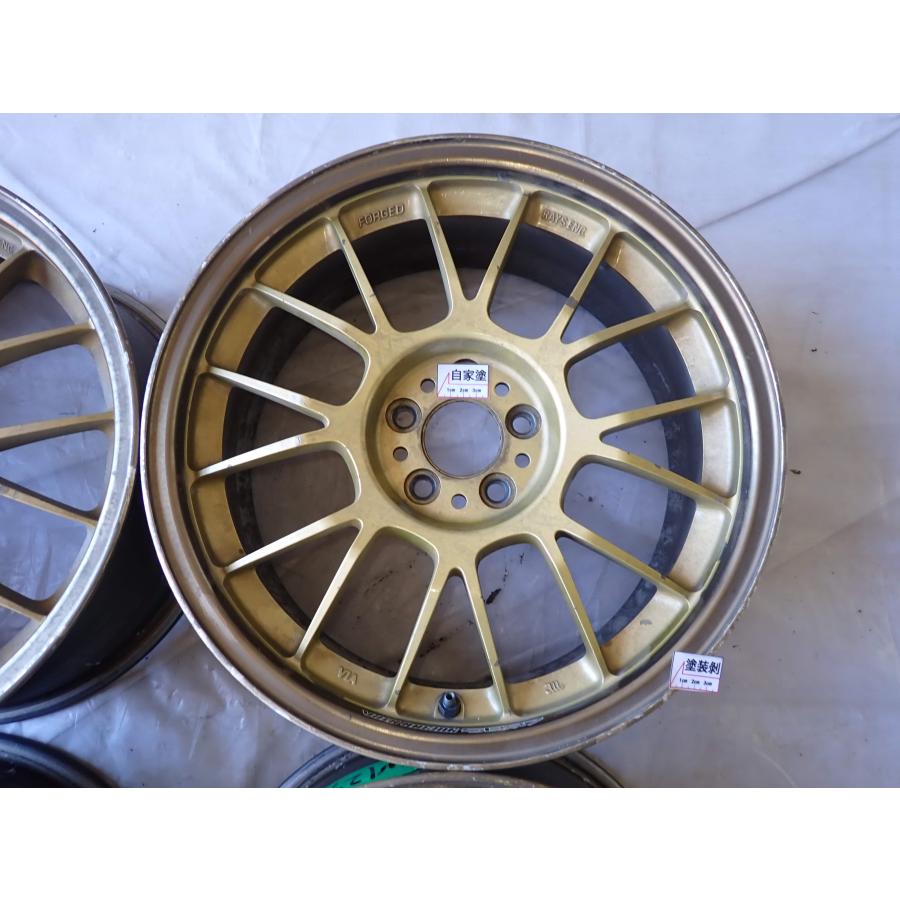 4本SET 会社宛 送料無料 17×7.5J RAYS VOLK RACING SE37K アルミ 5穴 PCD 100mm +48 ハブ径 ...