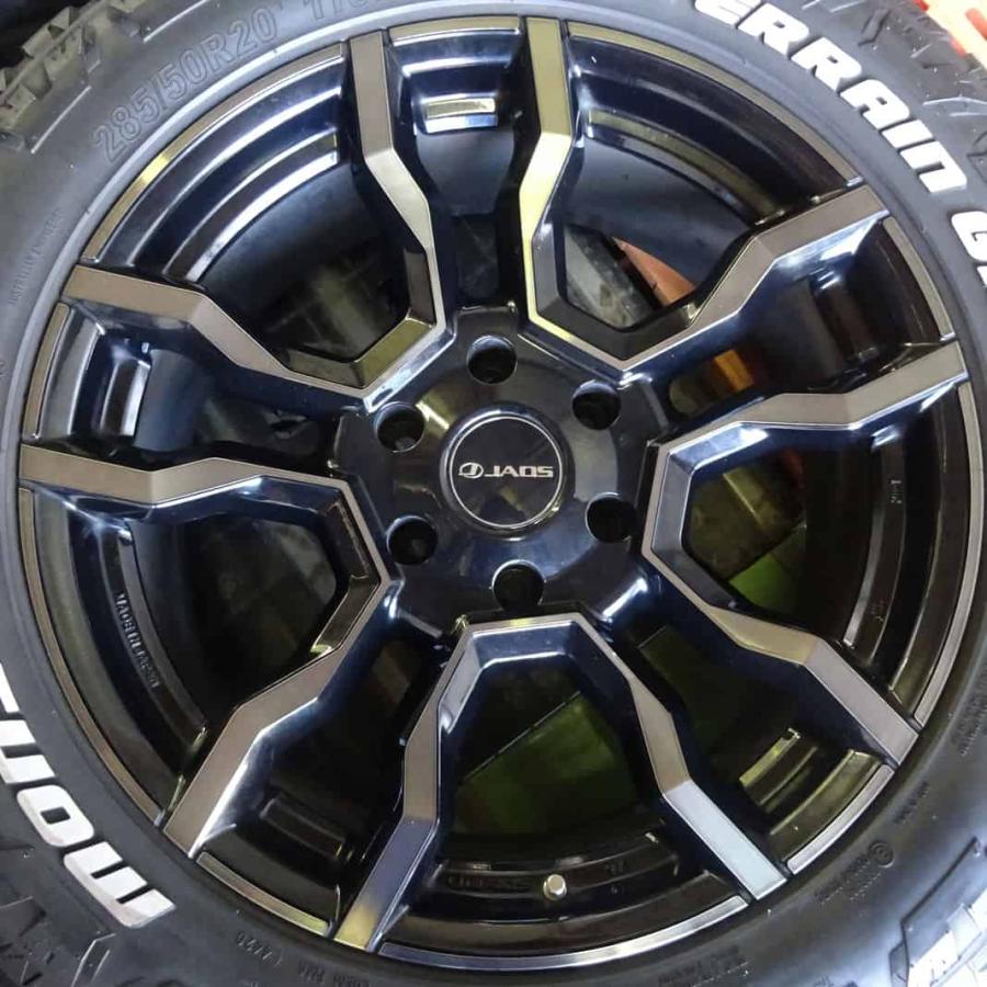 BluEarth 夏4本SET 会社宛 送料無料 285/50R20×8.5J 116H MONSTA TERRAIN GRIPPER ...
