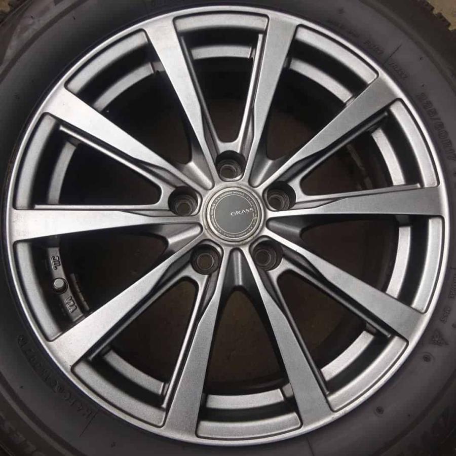 ブリザック VRX2 冬4本SET 会社宛 送料無料 225/60R17×7J 99Q ブリヂストン 2021年製 アルミ LBX アルファード エクストレイル NO,Z7388 : 庄内 ...