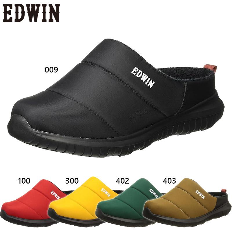 EDWIN エドウィン サンダル メンズ サンダル 靴 シューズ サボ クロッグ スリッパ つっかけ アウトドア キャンプ 保温 暖かい 秋冬 EW9075 : SPORTS ...