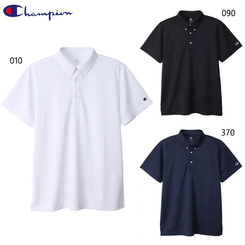 Champion チャンピオン メンズ BD POLO アパレル ポロシャツ 半袖 吸汗速乾 抗菌・防臭 C3-XS397 : SPORTS ...