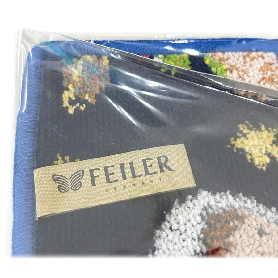 feiler フェイラー 宇宙 宇宙飛行士 ネイビー ハンカチ タオル 25cm FEILER ハンドタオル レディース ブランド かわいい Wash Towel シュニール織 シェニール織 ...