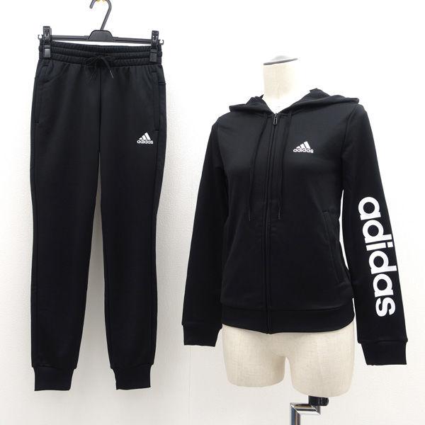 adidas / アディダス セットアップ/トラックジャケット/パンツ/ブラック/サイズS GM5575 レディースファッション 中古 ...