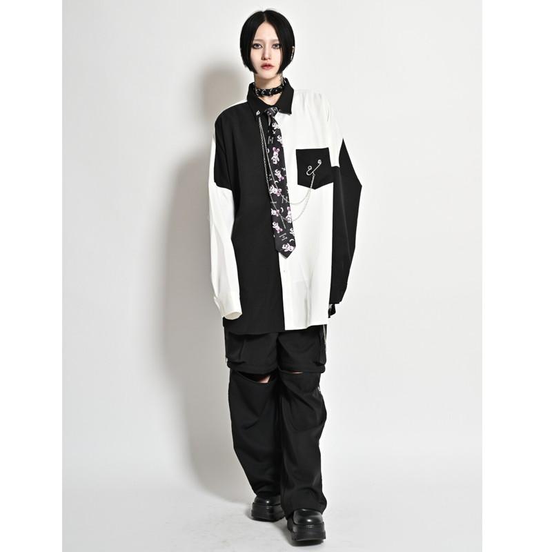 PSYCHO NATION サイコネーション やみウサ総柄ネクタイ付き ダブル