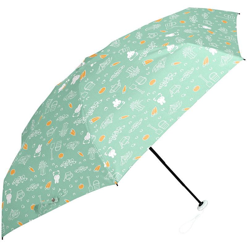 miffy ミッフィー 折りたたみ傘 遮光100％ UVカット100％ レディース傘 晴雨兼用 ミニ 超コンパクト5段折 野菜畑柄 MIF-478D : SelectShop Bloom ...