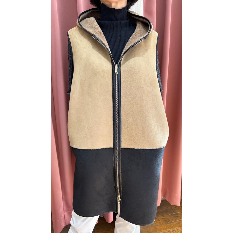 Risley RISLEY リズレー バイカラーボアベスト : セレクトショップブルー - 通販 - Yahoo!ショッピング