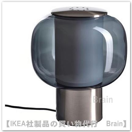 イケア IKEA/イケア HOGVIND/ホーグヴィンド テーブルランプ25 cm ニッケルメッキ/グレー ガラス（005.682.19 ...