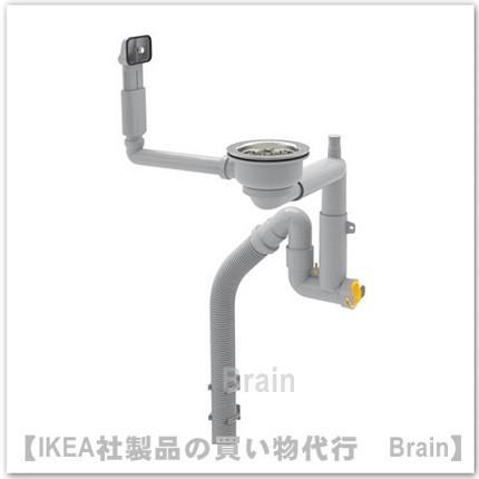 イケア（IKEA） LILLVIKEN 排水トラップ/ストレーナー 1ボウル用（303.254.27） : SelectShop Brain ...