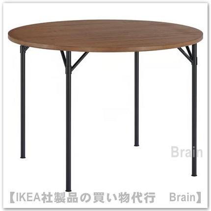 イケア（IKEA） GROTAN/グロートーン テーブル4人用 パイン材/ブラウンステイン（506.175.66/50617566 ...